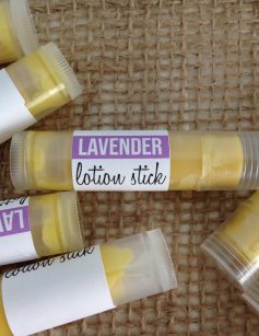 Homemade lavender lotion “sticks” – The Family Freezer