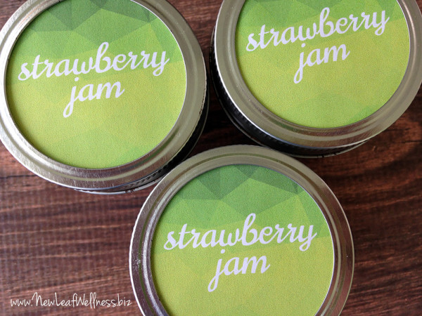 Free printable canning labels for jam – The Family Freezer