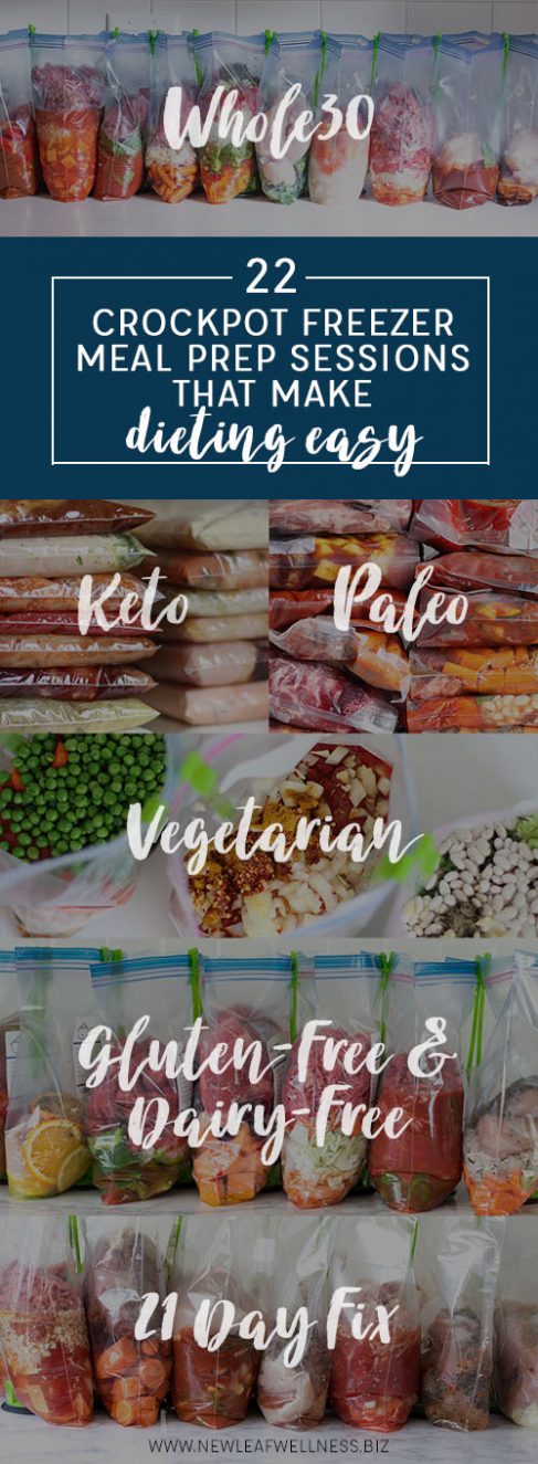 22 Crockpot Freezer Meal Prep Sessions That Make Dieting Easy – The ...