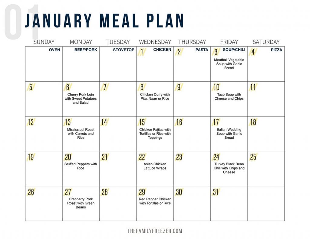 12 Healthy Crockpot Freezer Meals to Make in January – The Family Freezer