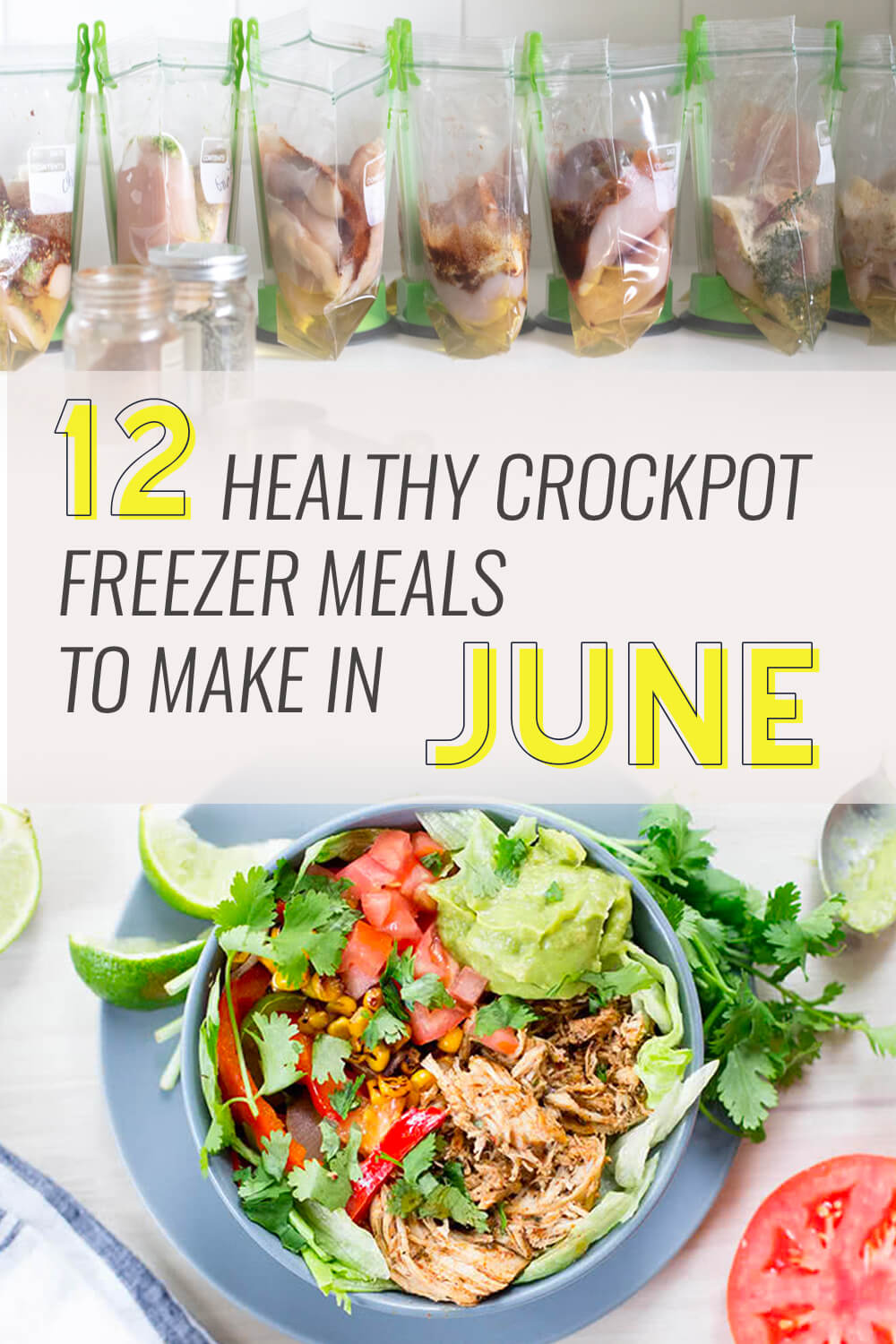 12 Healthy Freezer Crockpot Meals to Make in June – The Family Freezer