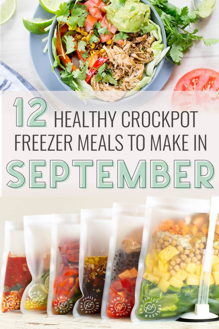 12 Healthy Freezer Crockpot Meals to Make in September – The Family Freezer
