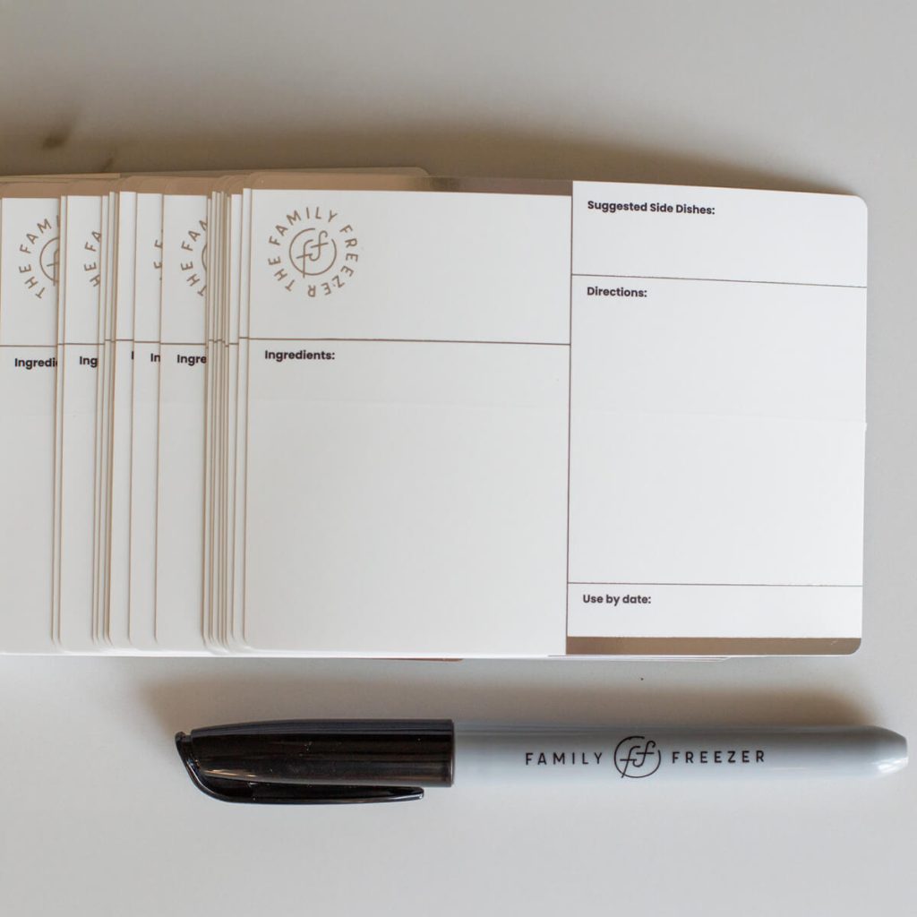 Freezer Meal Labels [50 Pack] – The Family Freezer