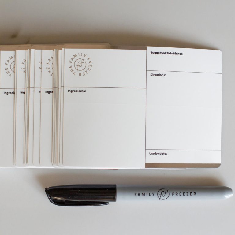 Freezer Meal Labels [50 Pack] – The Family Freezer